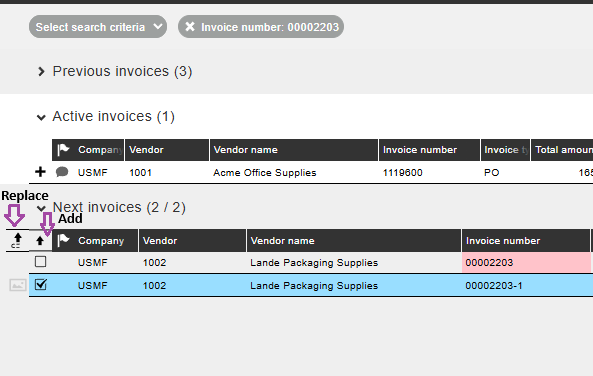 Approving an Invoice